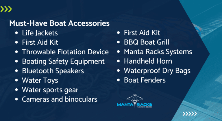 Must-Have Boating Accessories - Don't Leave Without Them!